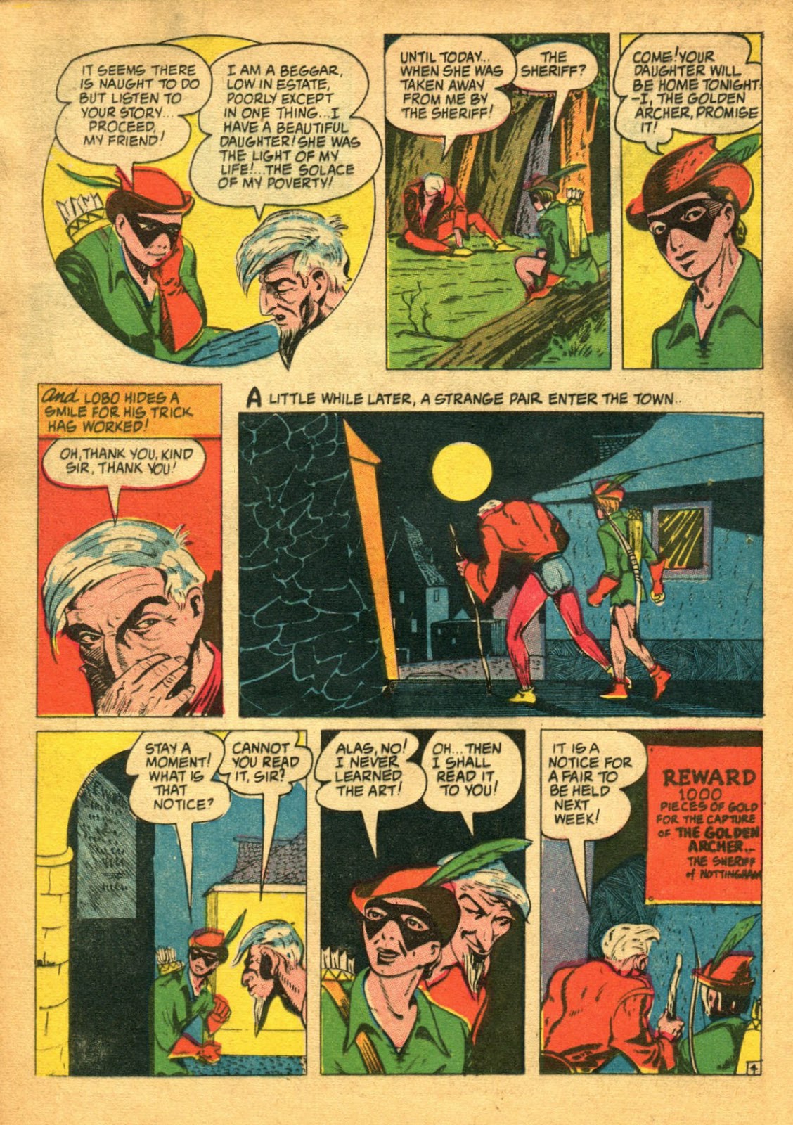 Four-Color Shadows: The Golden Archer-Don Rico-1945