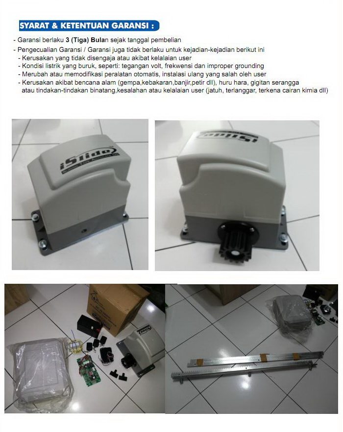 == Khusus Autogate - Autodoor - Portal Parkir ==: PAGAR OTOMATIS REMOTE ...