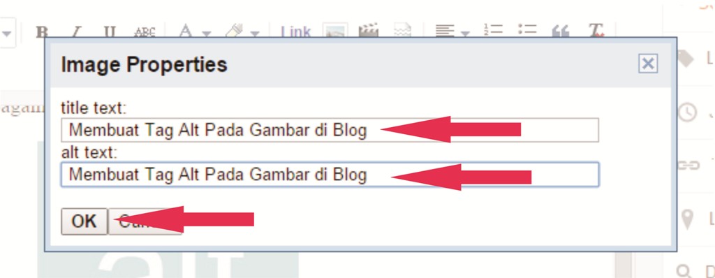Tutorial Menciptakan Tag Alt Pada Gambar Di Blog | Tutorial Corel Draw