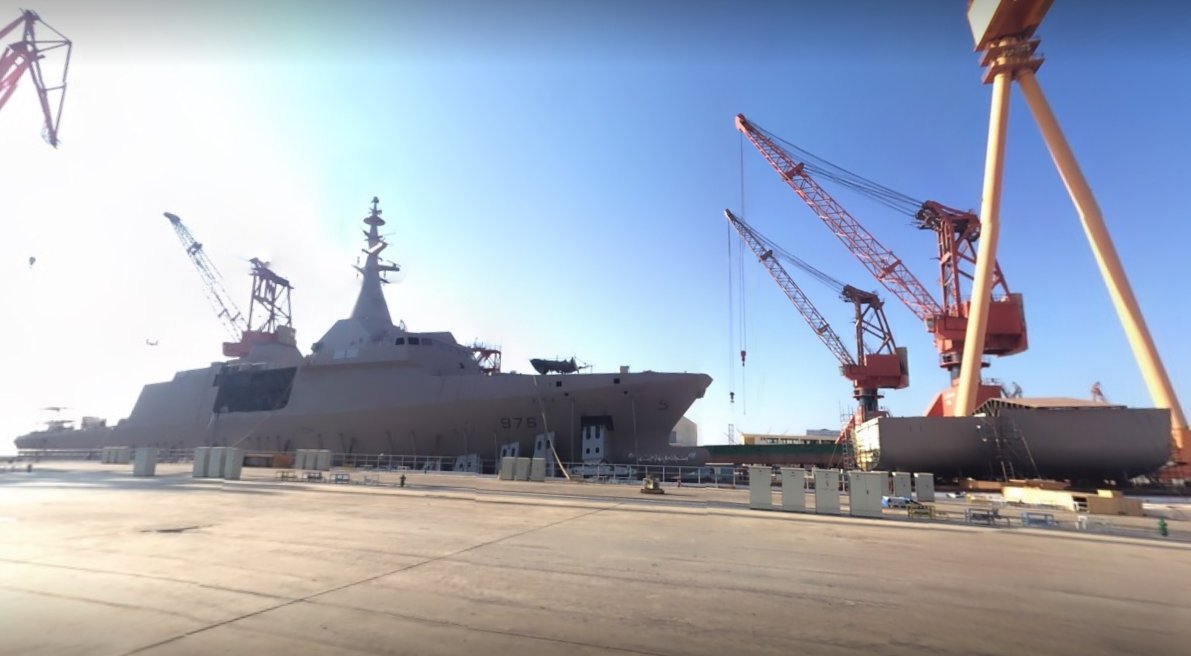 Military and Commercial Technology: Egyptian Navy Gowind corvette Port ...