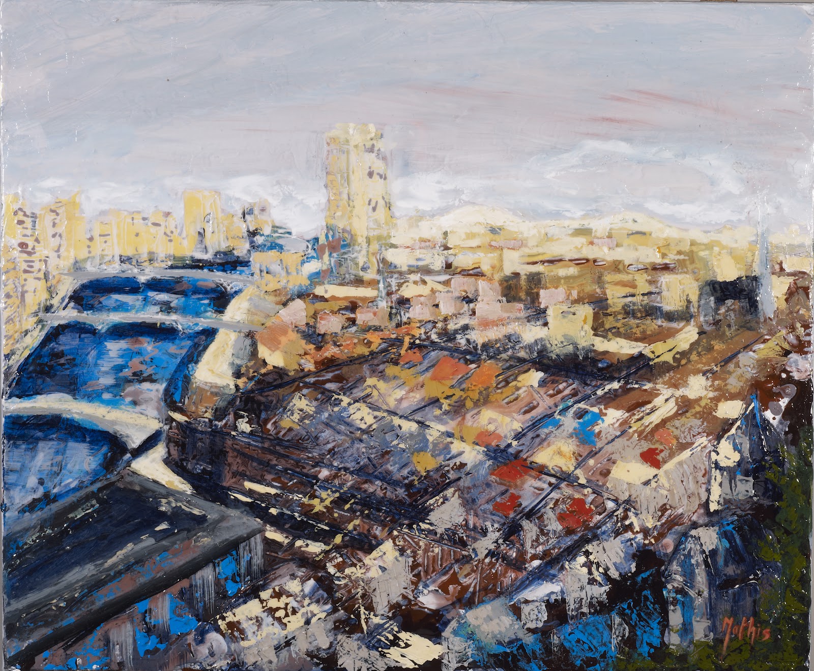 alain mathis peinture: expo galerie Venta (Liège novembre 2011)