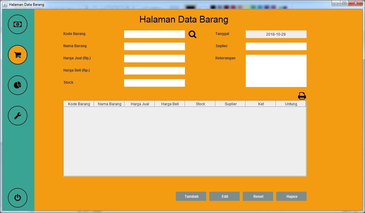campur aduk jadi satu: Aplikasi Kasir dengan Java Visual dan Mysql