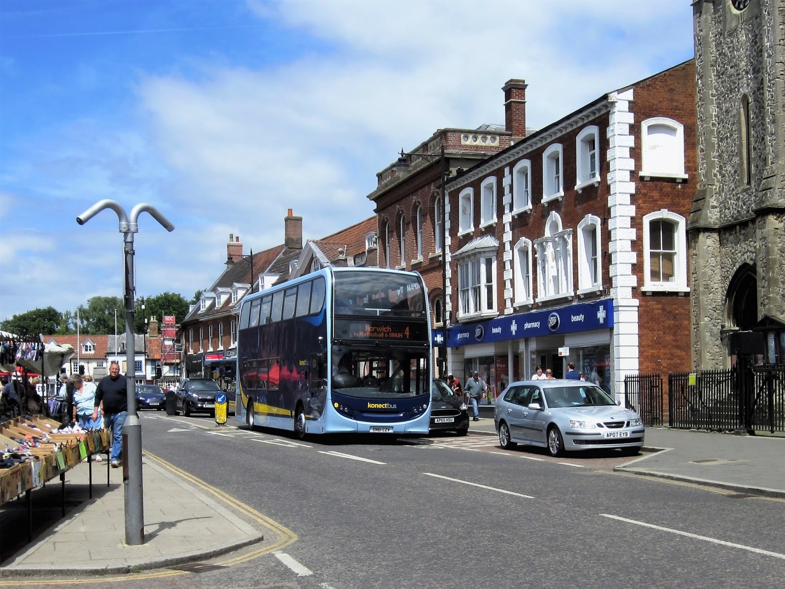 East Norfolk (& East Suffolk) Bus Blog: Day in Dereham
