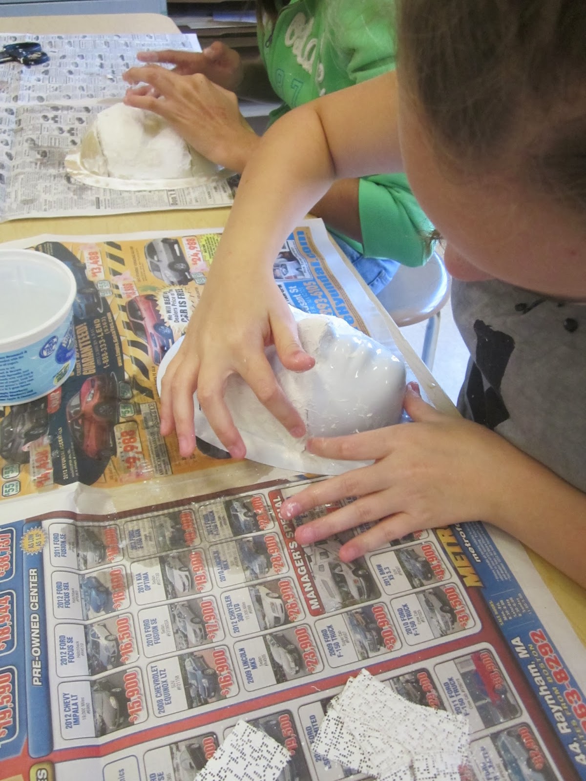 Student Art Gallery: Steps to Building a Plaster Mask