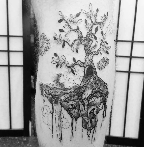 150+ Cool Calf Tattoos For Men (2020) Side, Inner Sleeves Designs ...