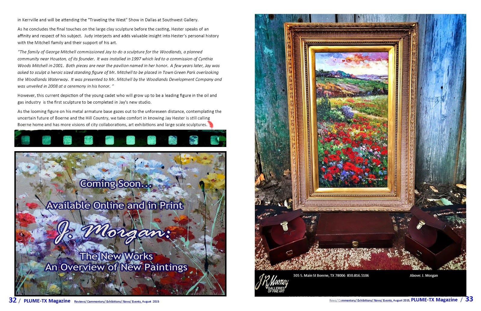 J.R. Mooney Galleries of Fine Art: Jay Hester - Boerne's Godfather