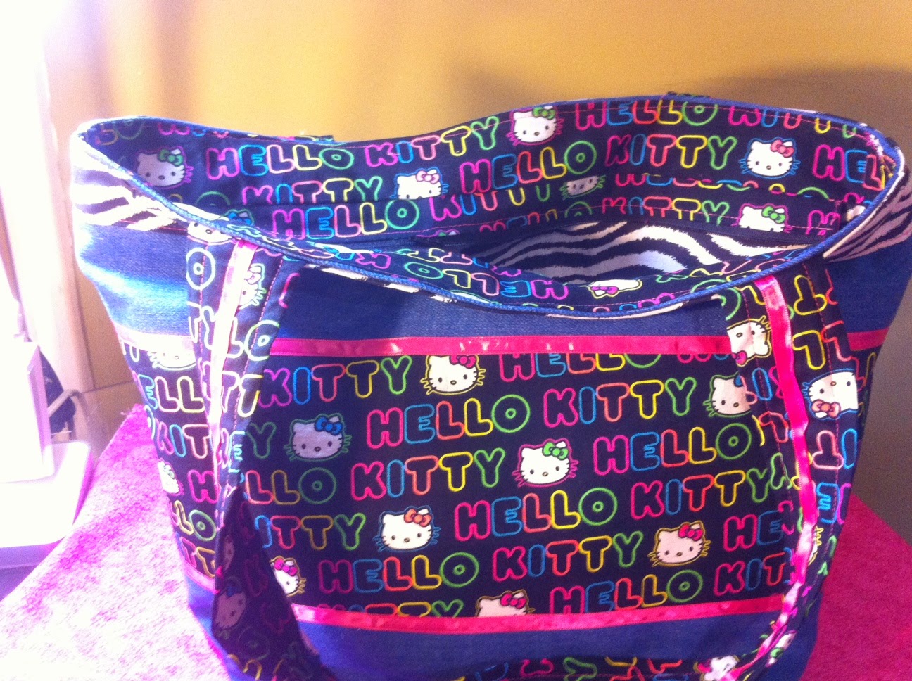 Just Sew -and don't forget to breathe!: Square Bottom Tote bag- with ...