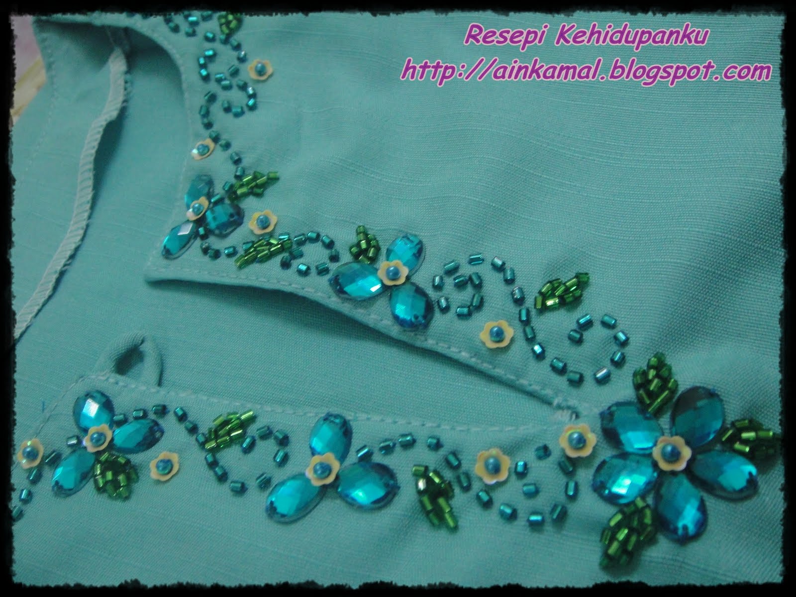 Resepi Kehidupanku: Jahitan manik