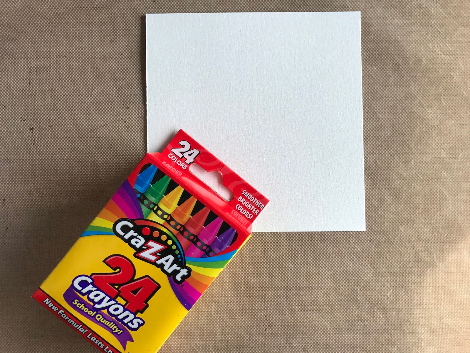 Alice Hendon: Crayon Resist, Art on a Shoe String