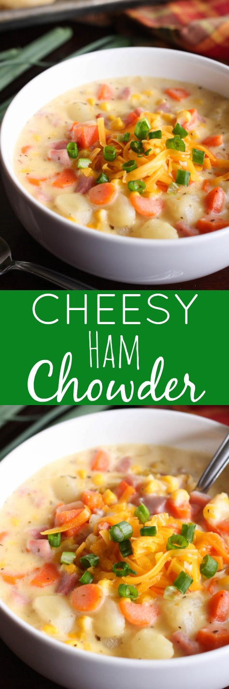 Eat Cake For Dinner: CHEESY HAM CHOWDER
