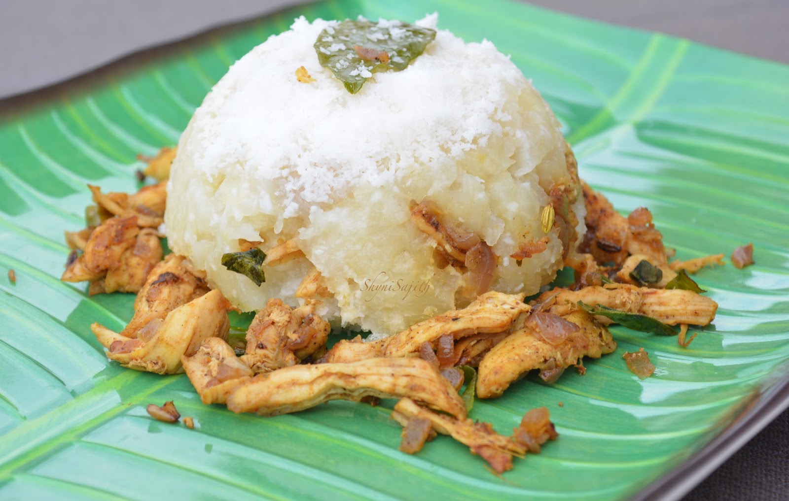 My Cooking Experiments.........: Kappa Puttu With Chicken / Tapioca ...