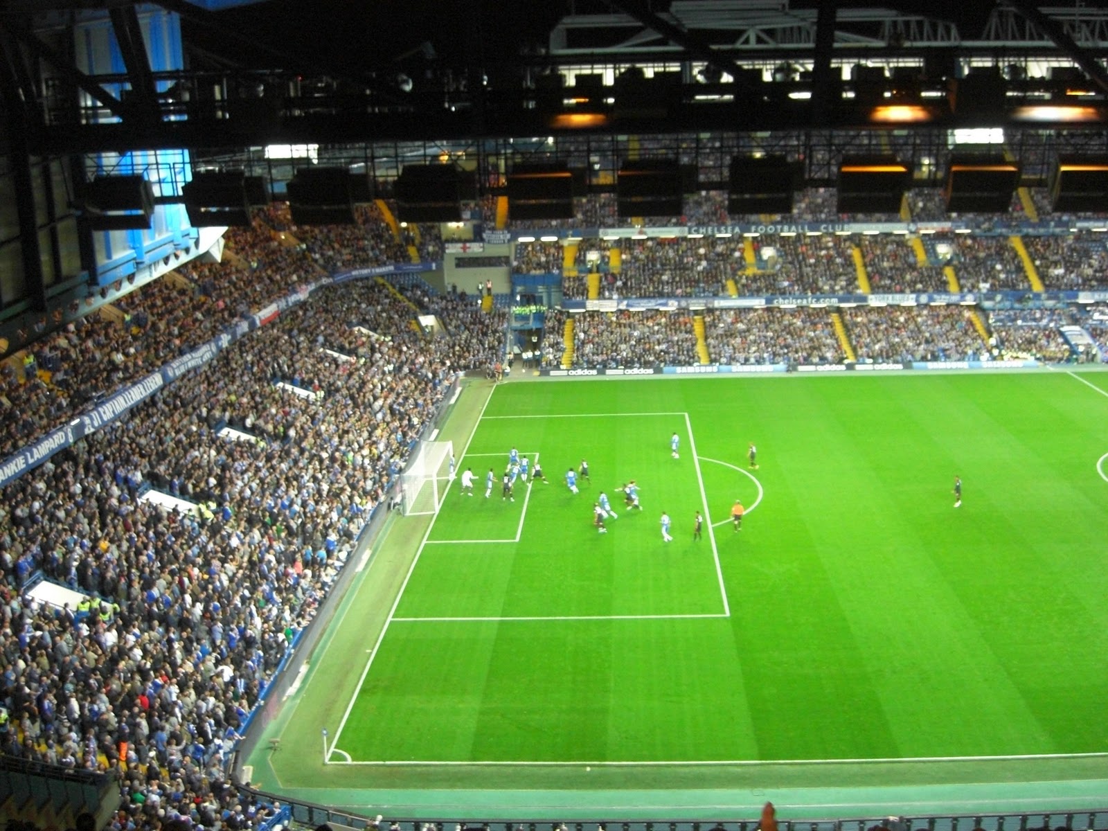 Chelsea shed end upper seating plan ~ edim