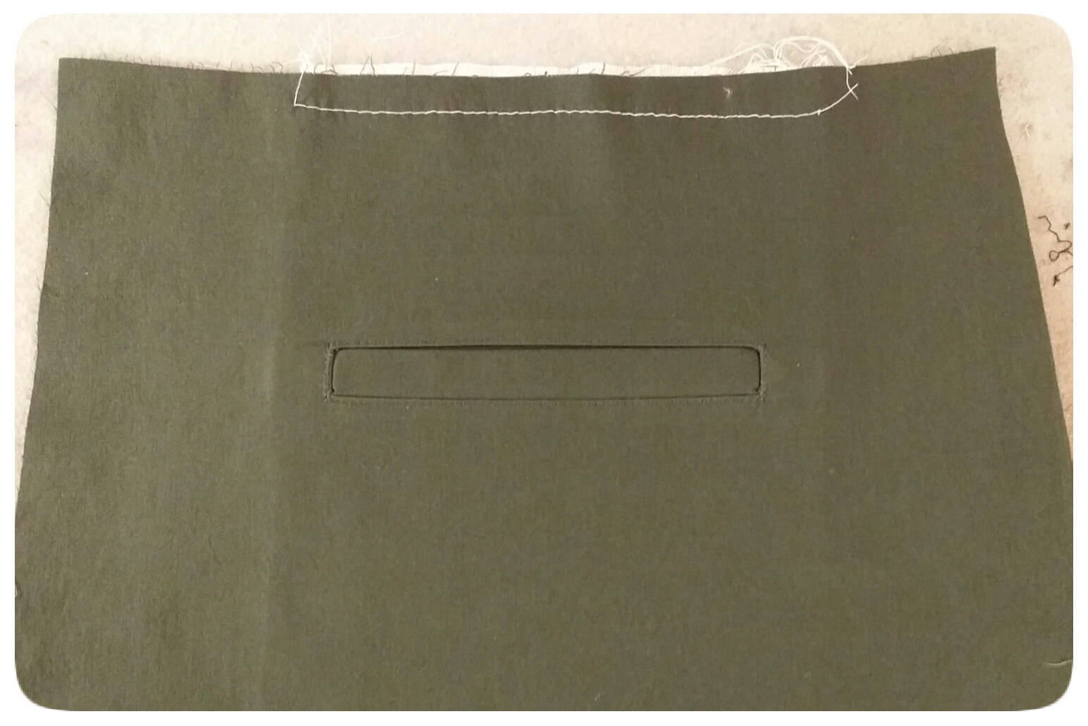 Horizontal Single-Welt Pocket Pictorial | Erica Bunker | D.I.Y. Style ...