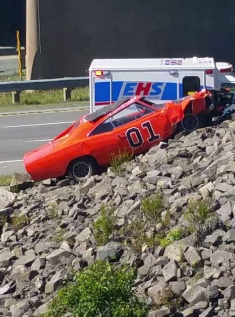 Just A Car Guy: 45 yr old driver crashes his 1969 Charger near Halifax ...