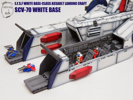 EX model 1/1700 White Base - Painted Build