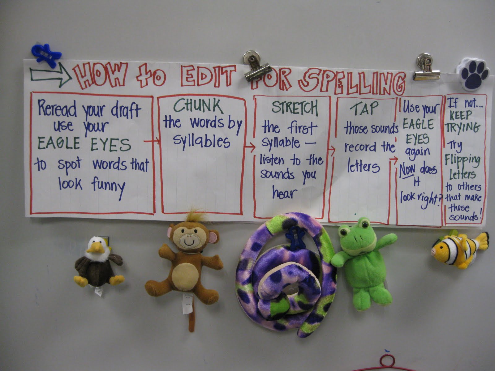 Third Grade Thinkers: Editing for Spelling using Brain Buddies