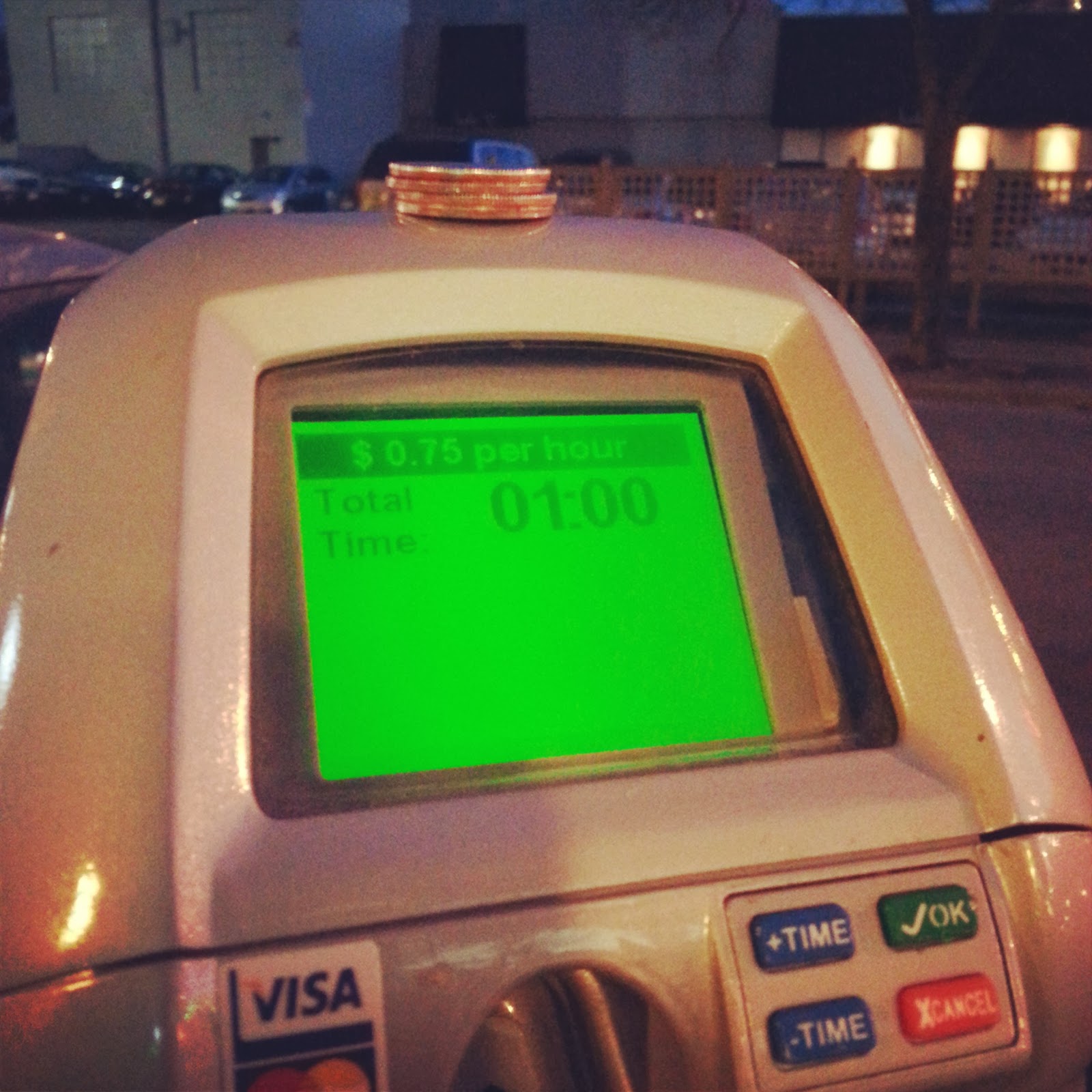 One Smile Every Day: Day 59: Added Quarters to an Expired Meter