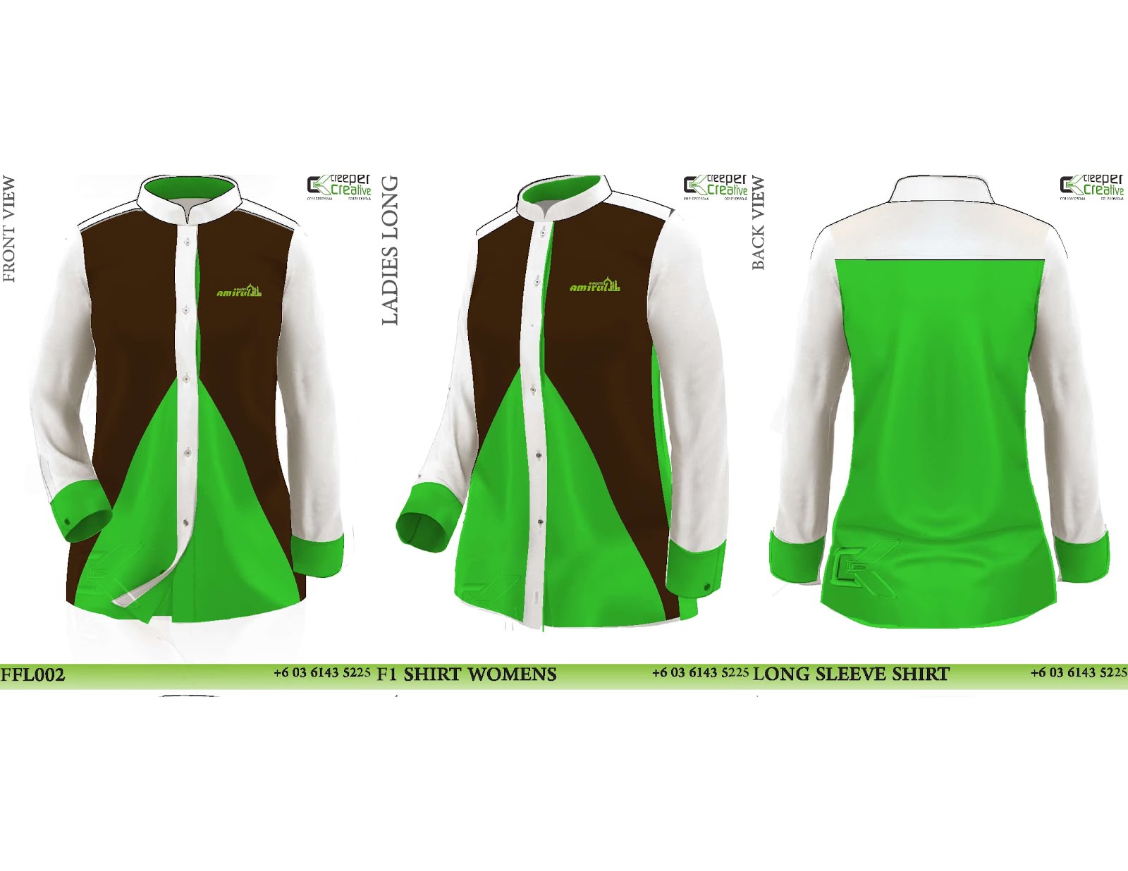 Custom Made Uniform Mengikut Design Anda - Polo Kemeja