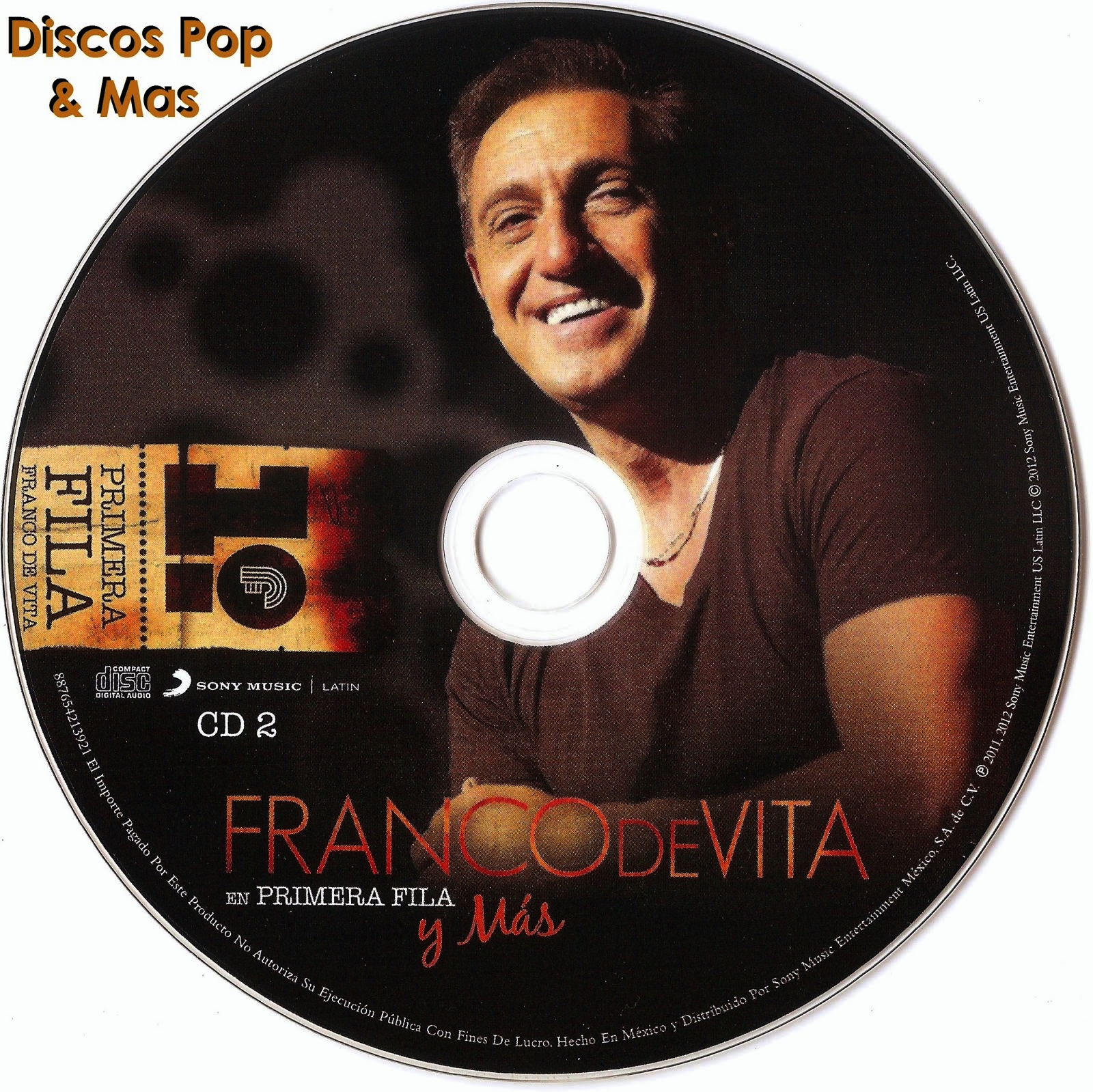 Discos Pop & Mas: Franco De Vita - En Primera Fila y Más