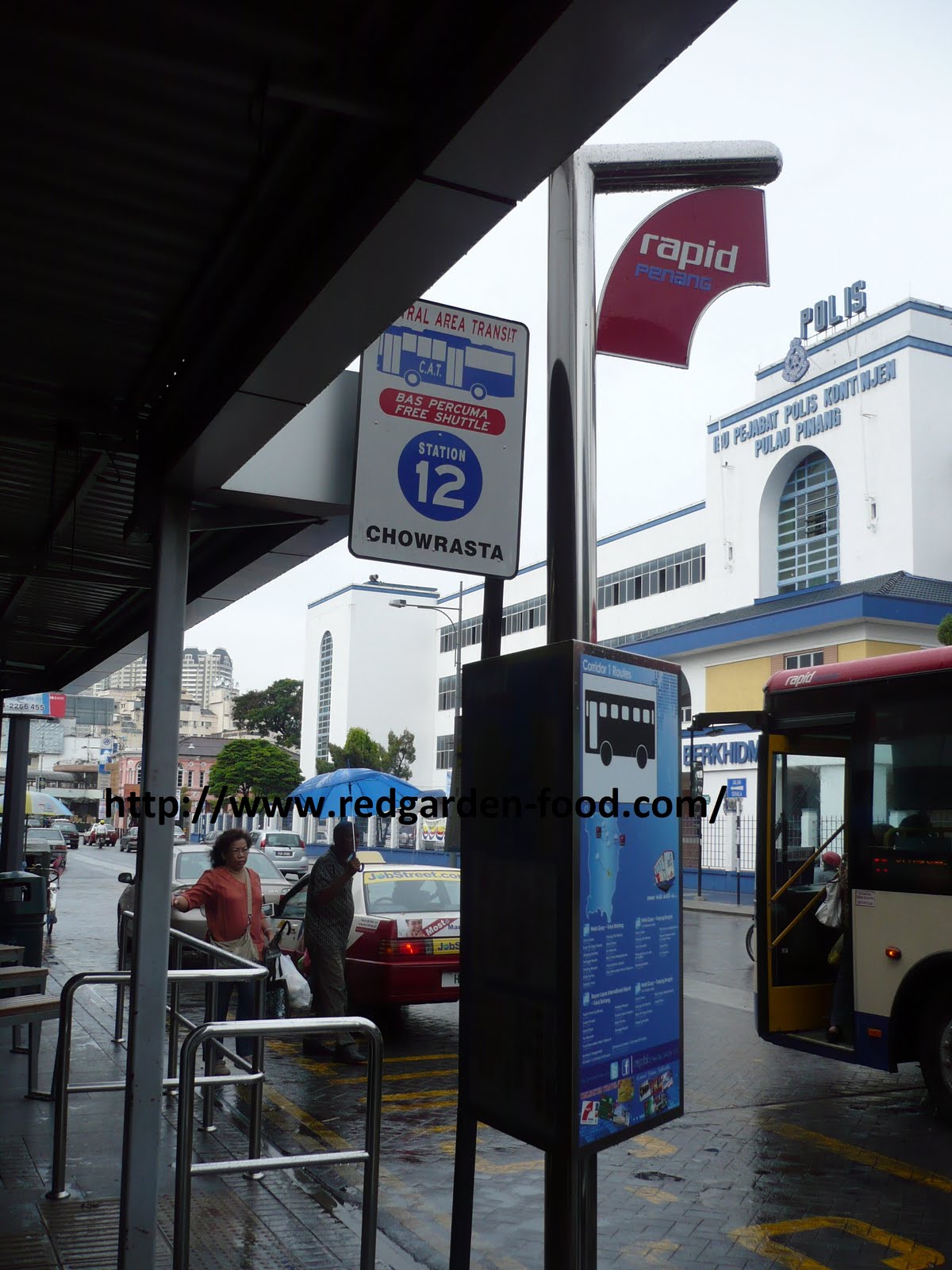 Alice Travelogue: Malaysia - Penang - Bus Stop