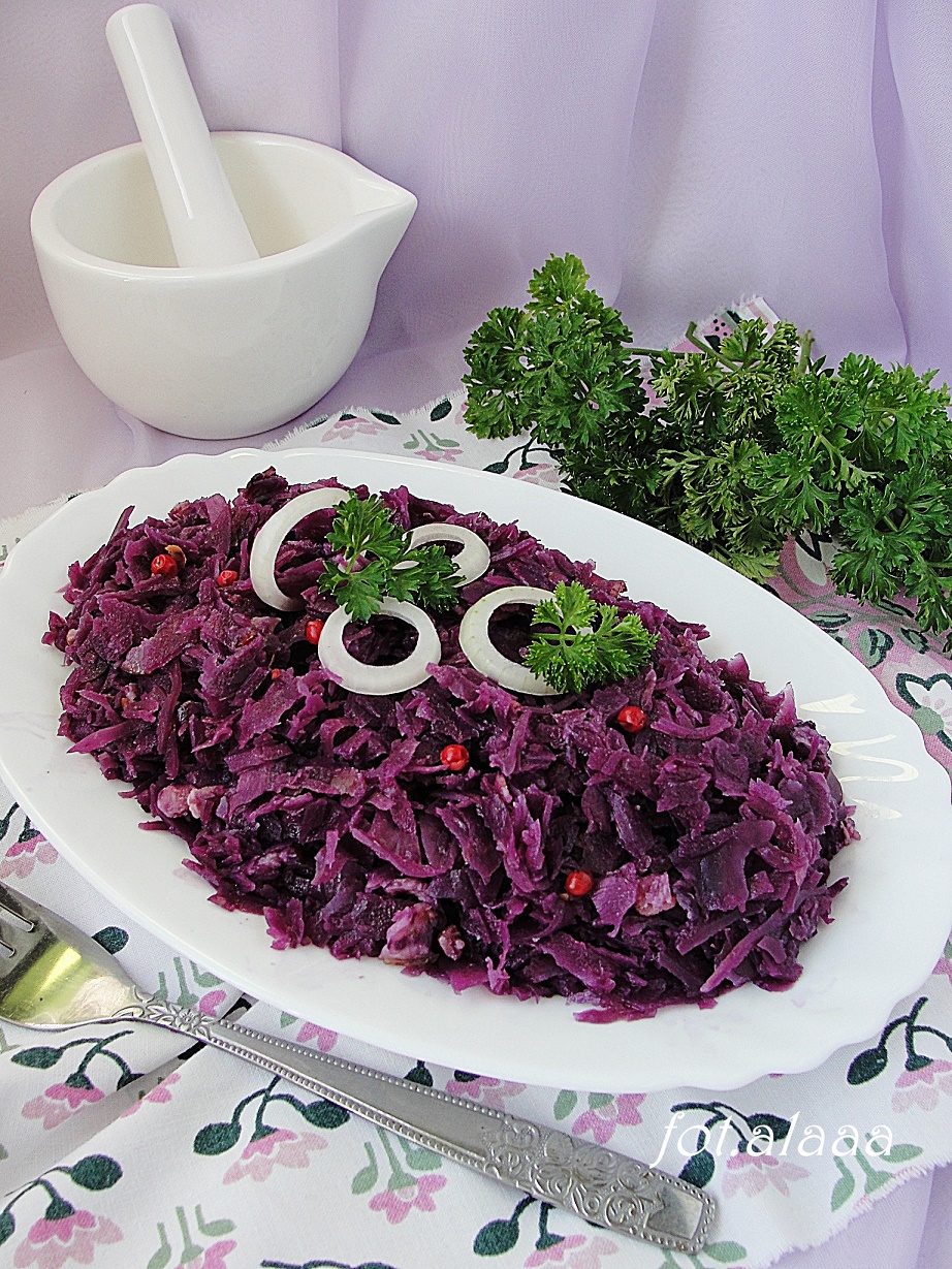 Ala piecze i gotuje: Modro kapusta ze słoika