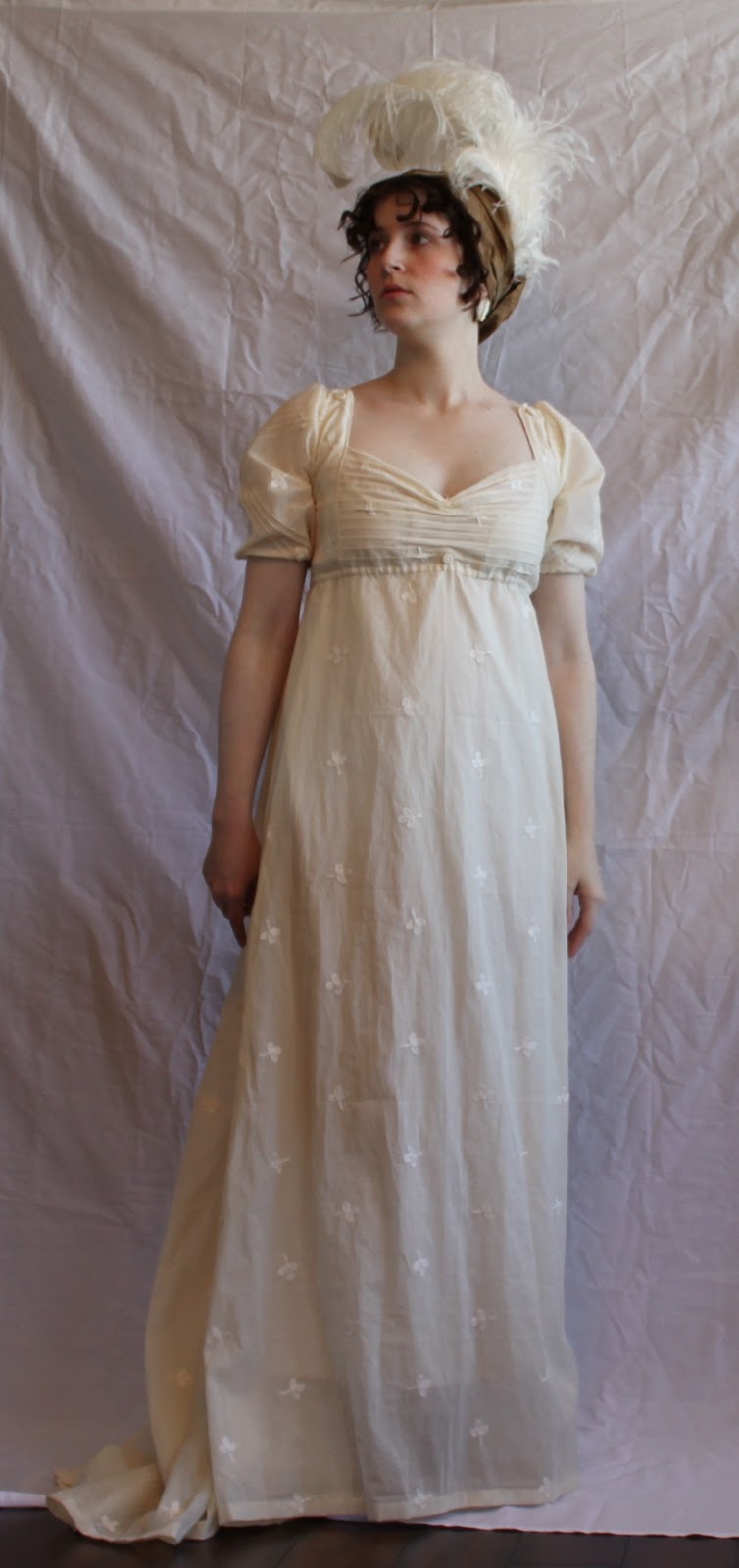 Diary of a Mantua Maker: 1809 Muslin Gown