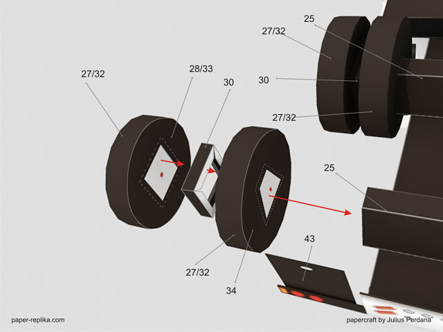 Transformers Papercraft - Remolque de Optimus Prime - Transformers Matrix