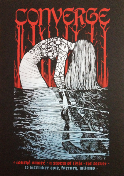 INSIDE THE ROCK POSTER FRAME BLOG: Malleus High On Fire and Converge ...