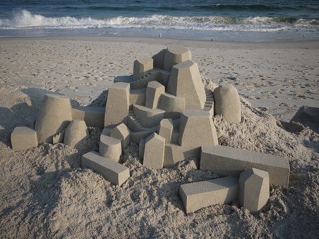 Awesome Geometrical Types Shaped With Sand