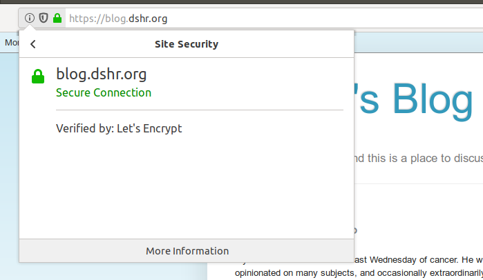 DSHR's Blog: Certificate Transparency