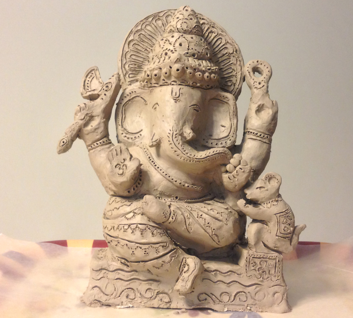 Ganesha Statue Clay