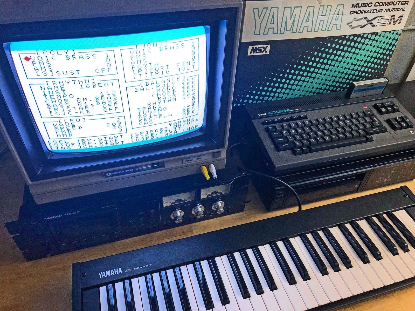MATRIXSYNTH: Brand NEW YAMAHA CX5M FM Synthesizer MSX Computer ...