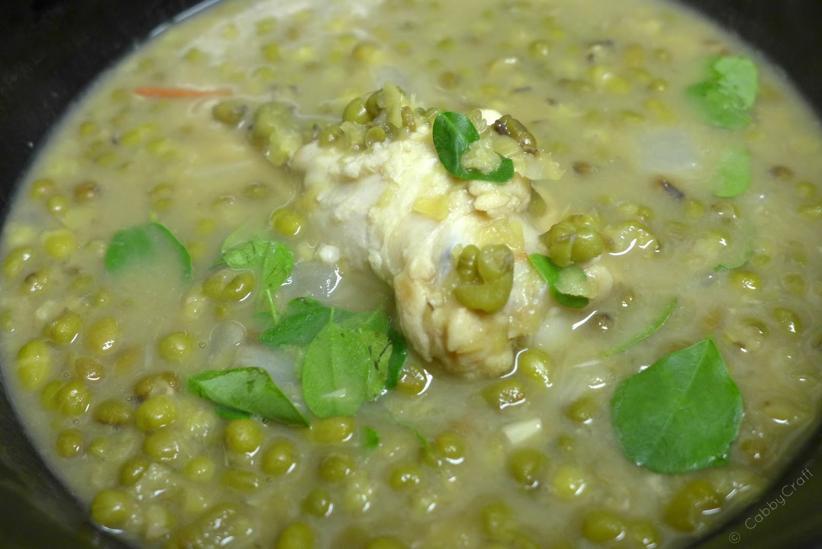CabbyCraft: [Cooking] Mung Beans Soup / Ginisang Monggo
