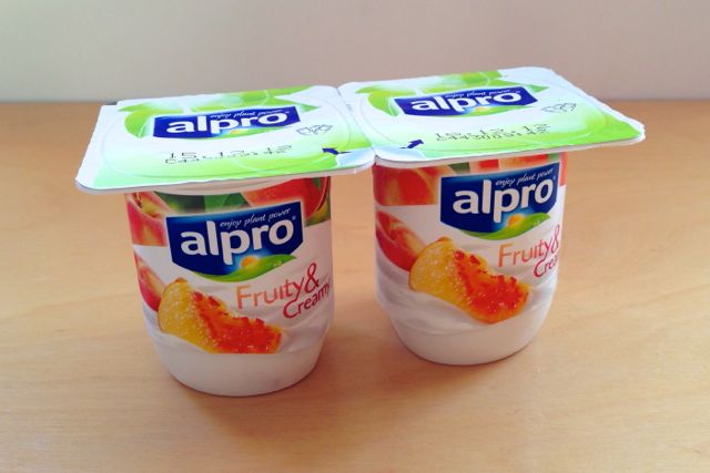 VEGANOO Vegan Reviews: Review: Alpro 'Fruity & Creamy' Yoghurt
