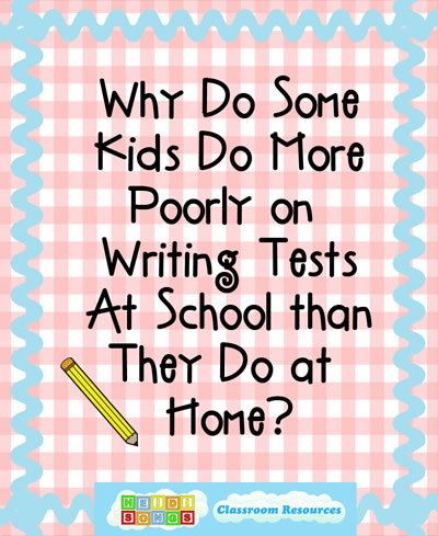 Why Do Some Children Do More Poorly on Writing Tests at School Than ...