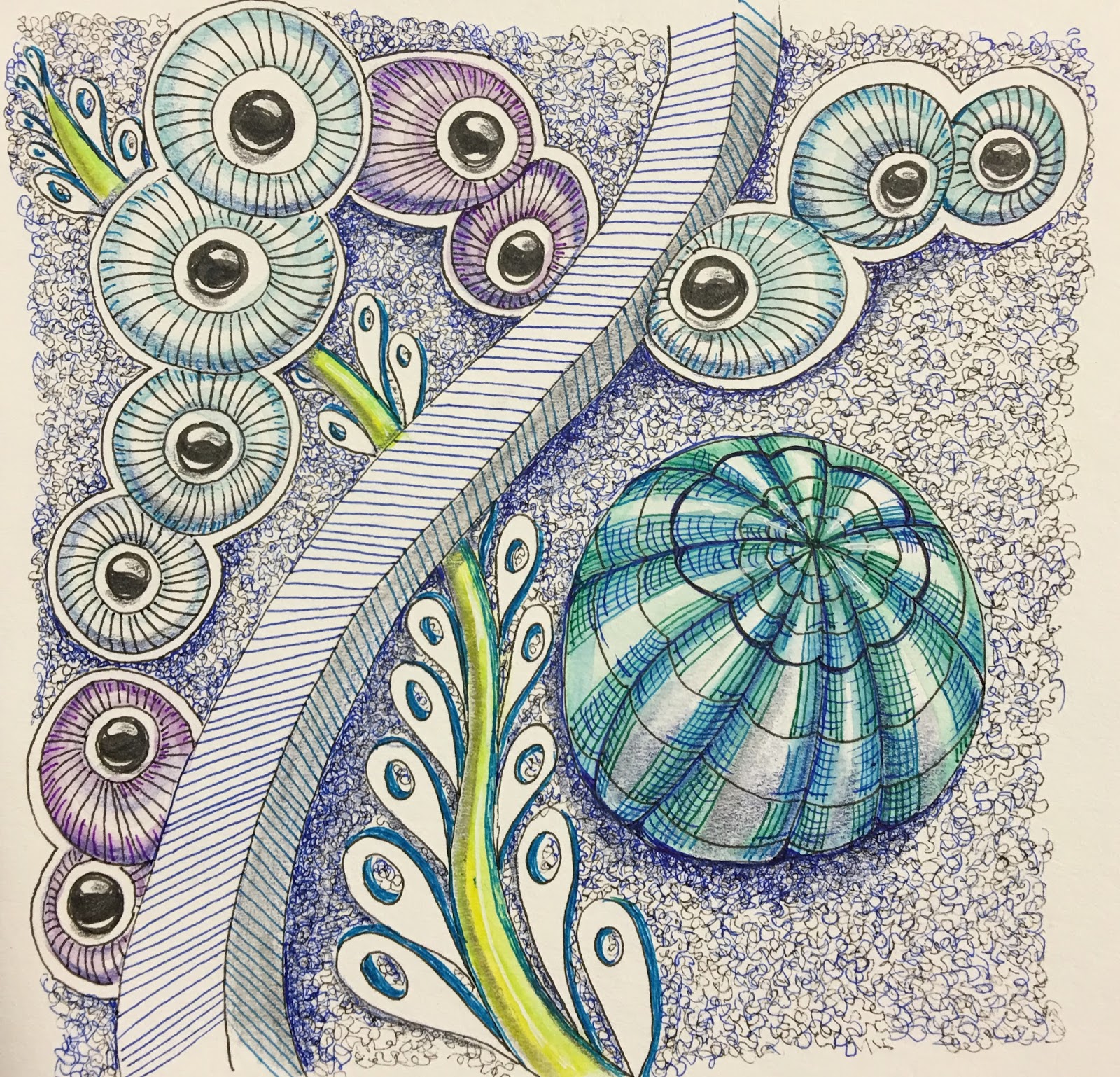 Art Room Blog: Advanced Zentangle Class...