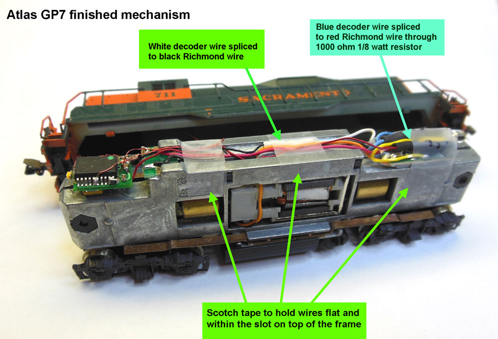 N Scale DCC Decoder Installs: 2015