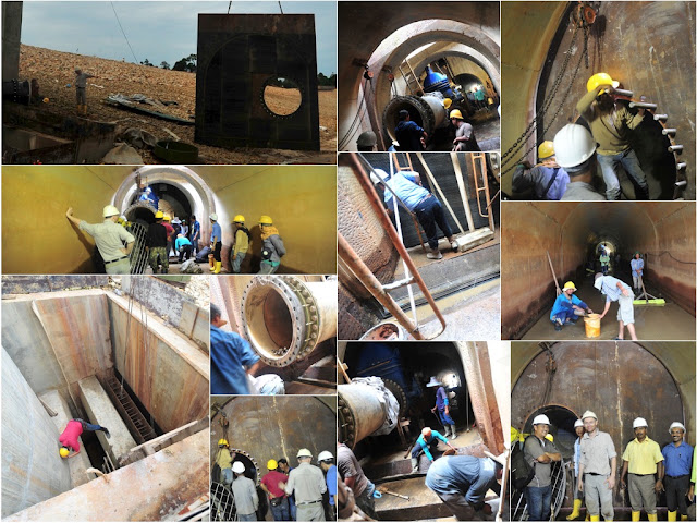 Aying oh Aying ايڠ اوه ايڠ: Kargu Dam 1st Plugging 10 Sept 2011