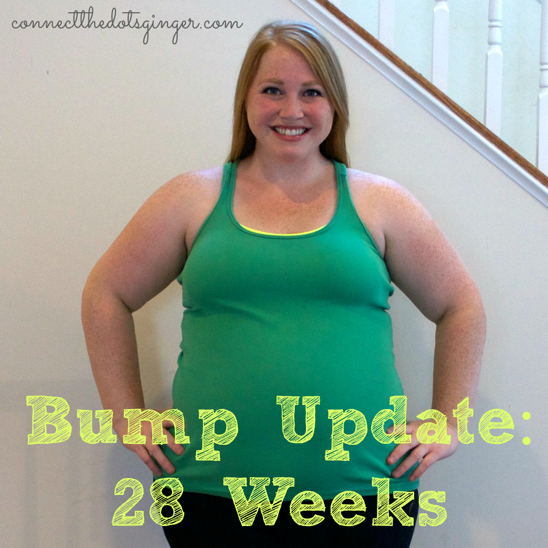 Connect the Dots Ginger | Becky Allen: Bump Update: 28 Weeks