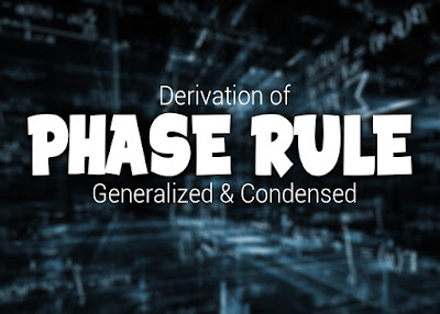 Derivation of Gibb's Phase Rule