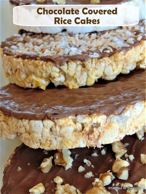 Chocolate Covered Rice Cakes