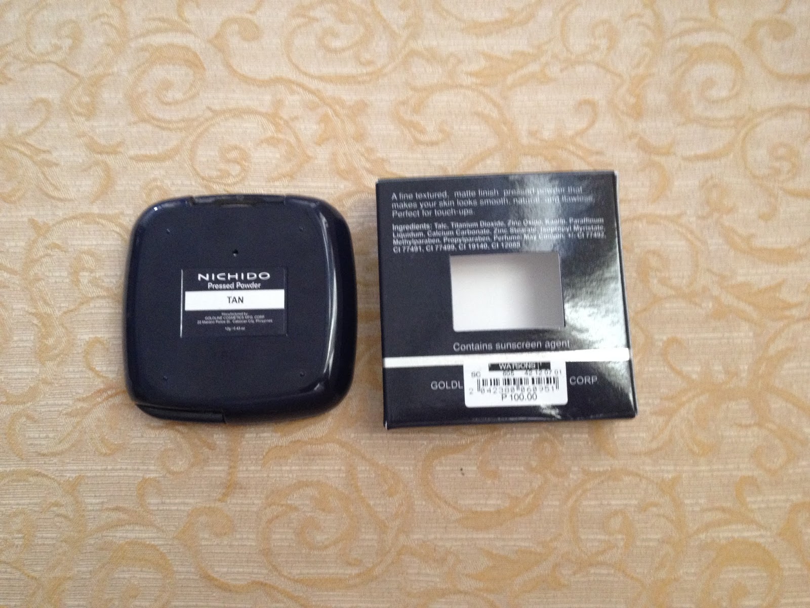 The Philippine Budgetarian: Product Review: Nichido Pressed Powder (Tan)