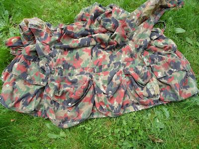 Four Bees: M 70 Swiss Alpenflage Jacket & Backpacks, Model 57/70, Model ...