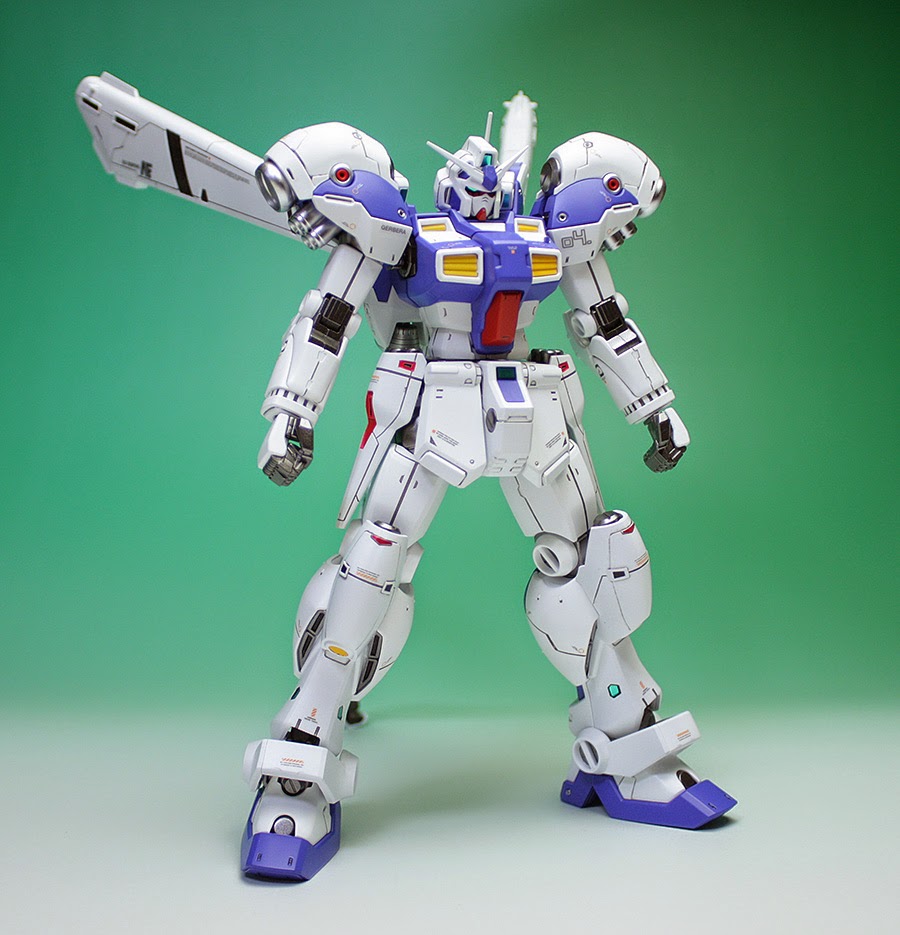 Custom Build: RE/100 Gundam GP04G Gerbera "Detailed"