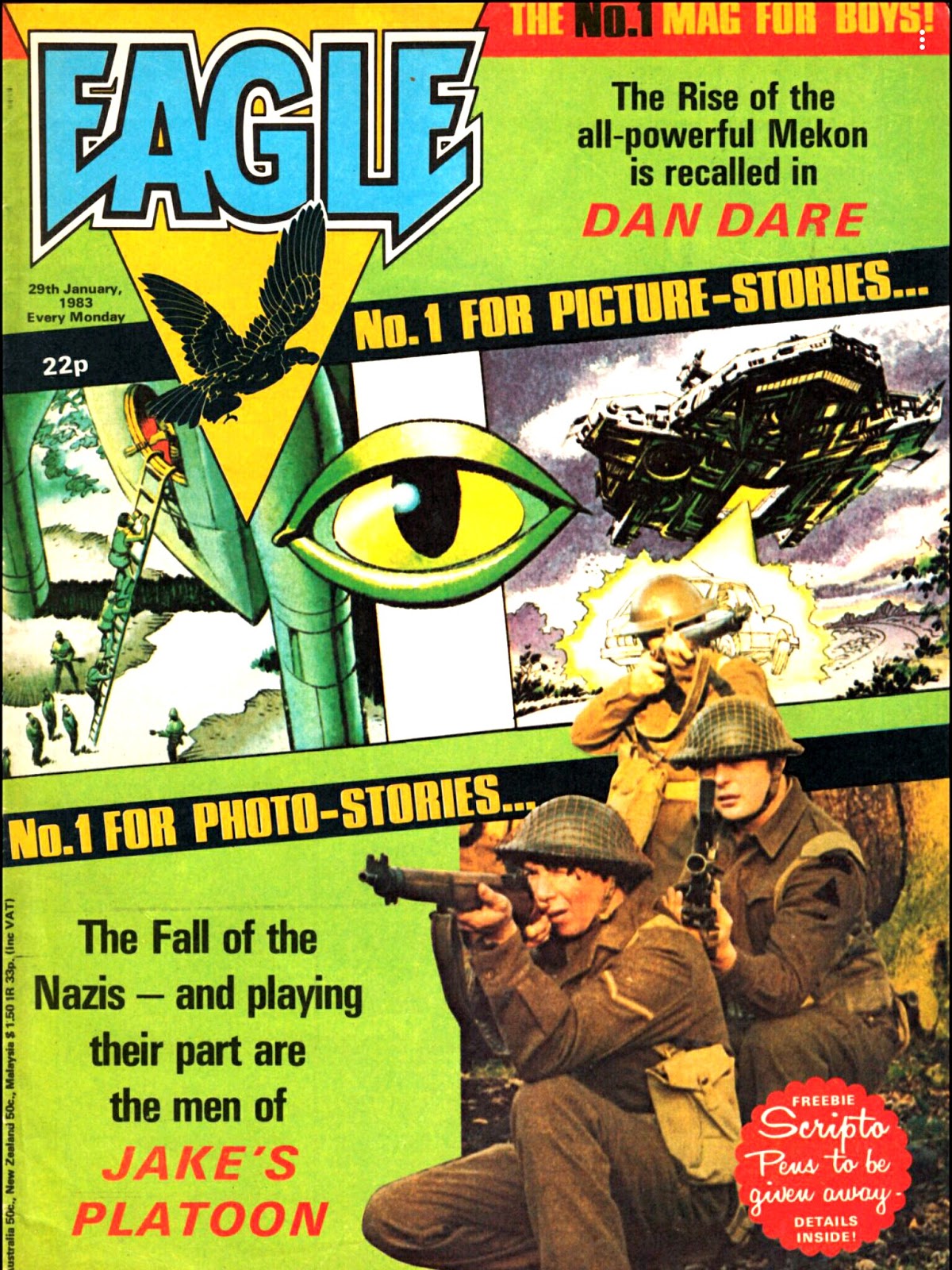 STARLOGGED - GEEK MEDIA AGAIN: 1983: THE ORIGIN OF DAN DARE'S MEKON IN ...