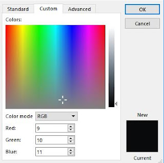 Simple PowerPoint Template | Eyedropper Color Combination