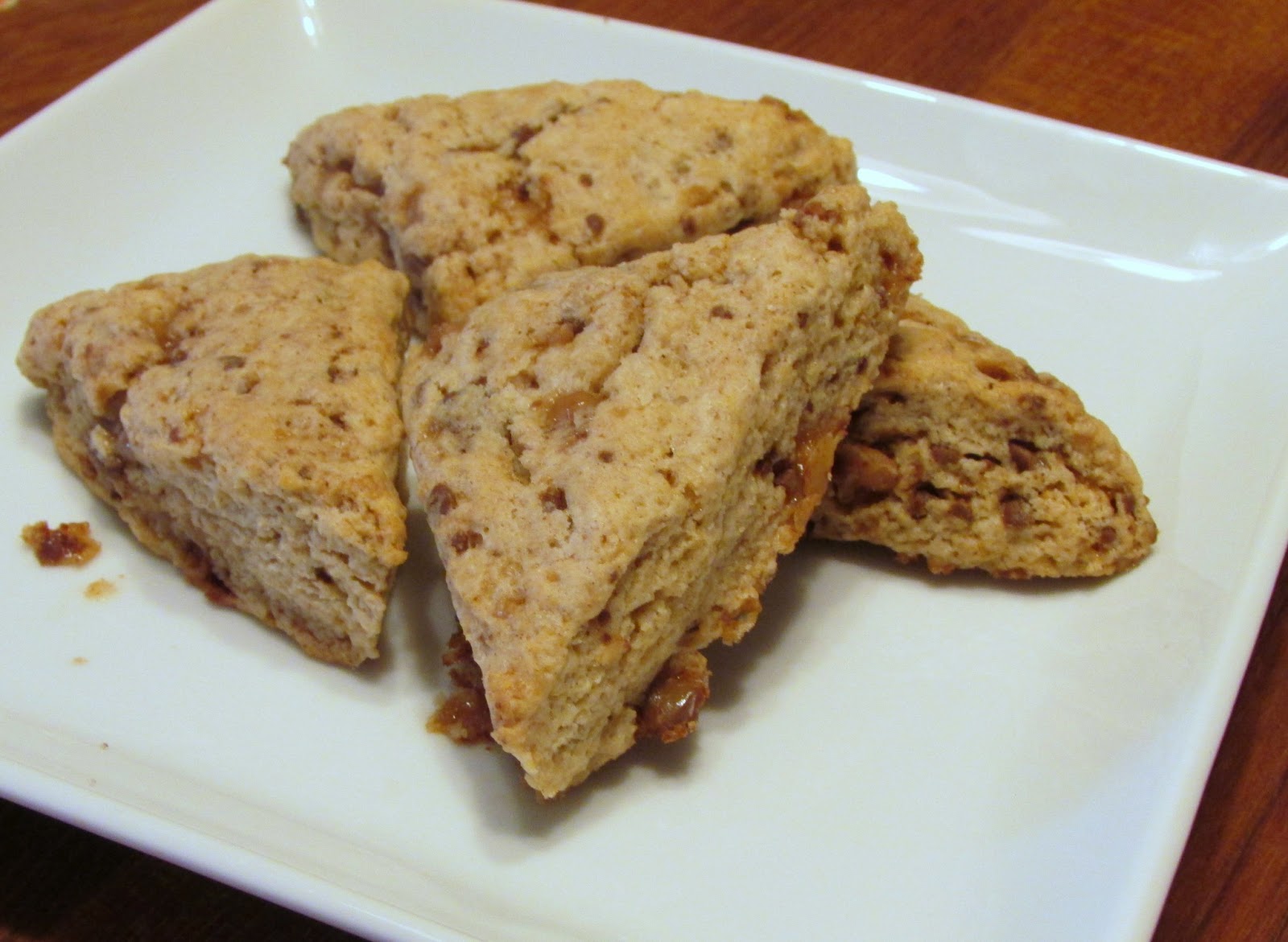 Baker Becky: Cinnamon Toffee Scones