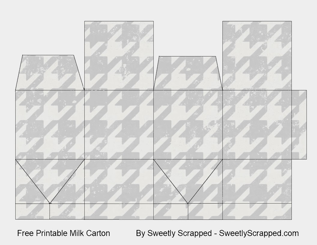 Sweetly Scrapped: --Free-- Printable Milk Carton Packaging...