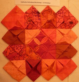 Jeaniality Patchwork: Cathedral Window Workshop - 13th October