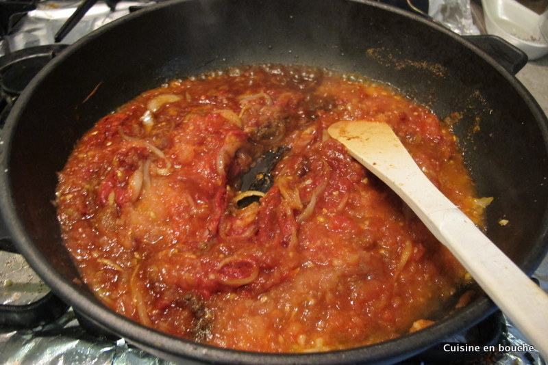 Boulettes de poulet à la sauce tomate